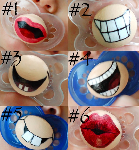 Limited Edition - Custom Santa Beard Pacifier on Luulla